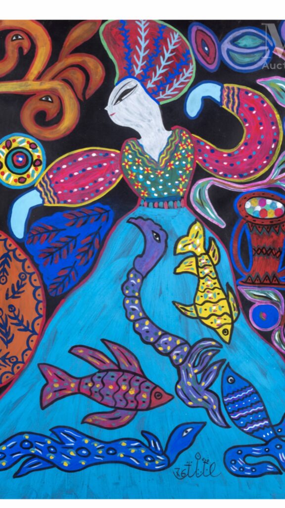 Baya à l'IMA: une pionnière lumineuse de la peinture algérienne - Mondafrique