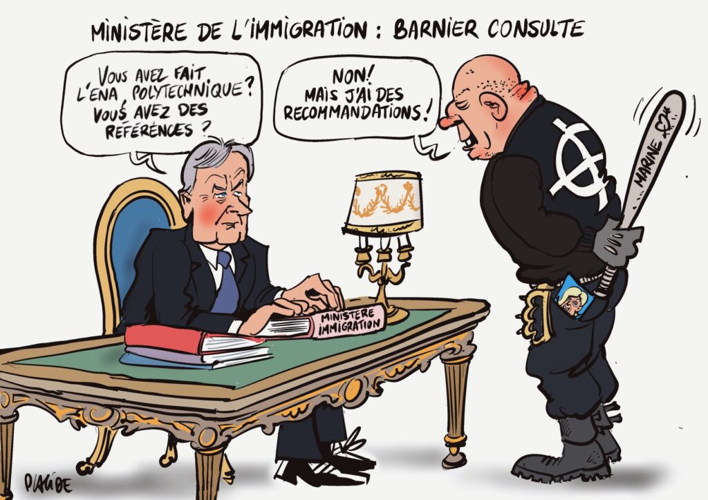 Les consultations de Michel Barnier, Premier ministre français ...